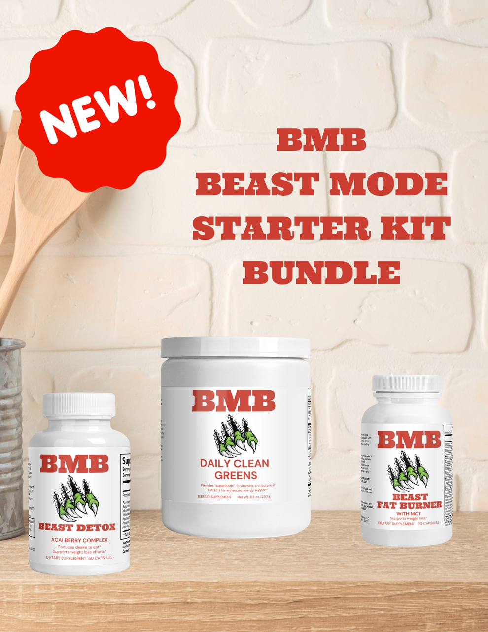 BMB BEAST MODE STARTER KIT FREE SHIPPING – Revival Wellness